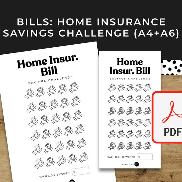 Home Savings Tracker - Etsy