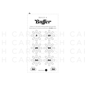 Build A Buffer 1500 - A6 + A4 Printable PDF Downloadable - Minimal ...