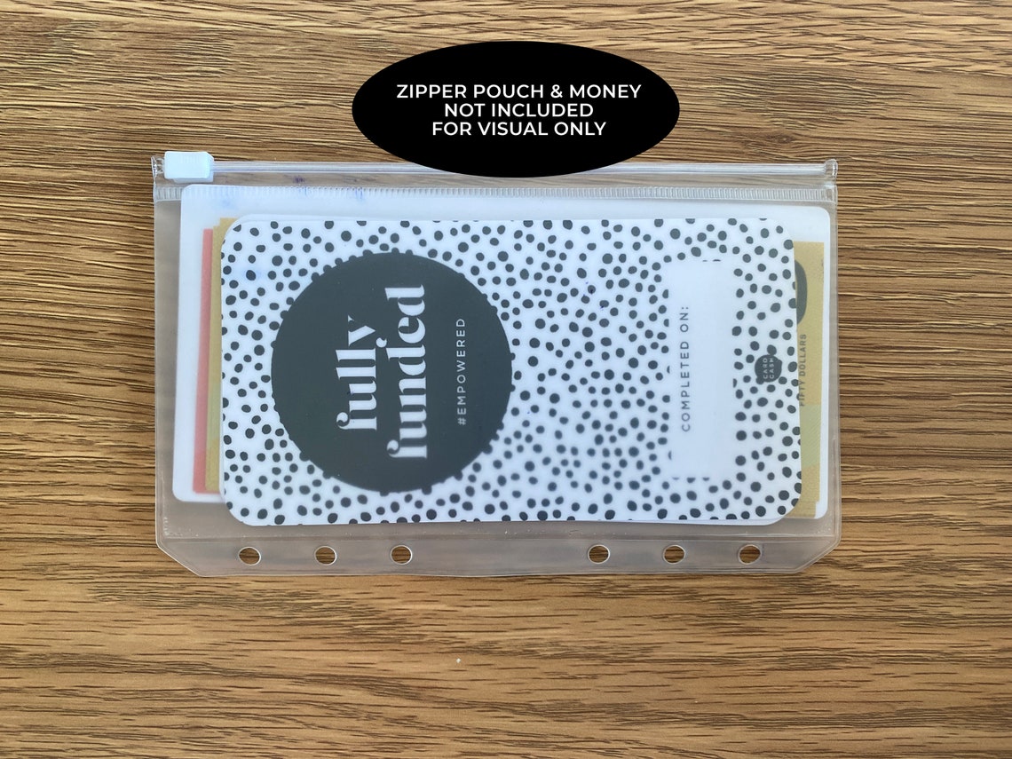 Fully Funded Slip Cards | Laminated | Cash Budgeting | Sinking Funds ...