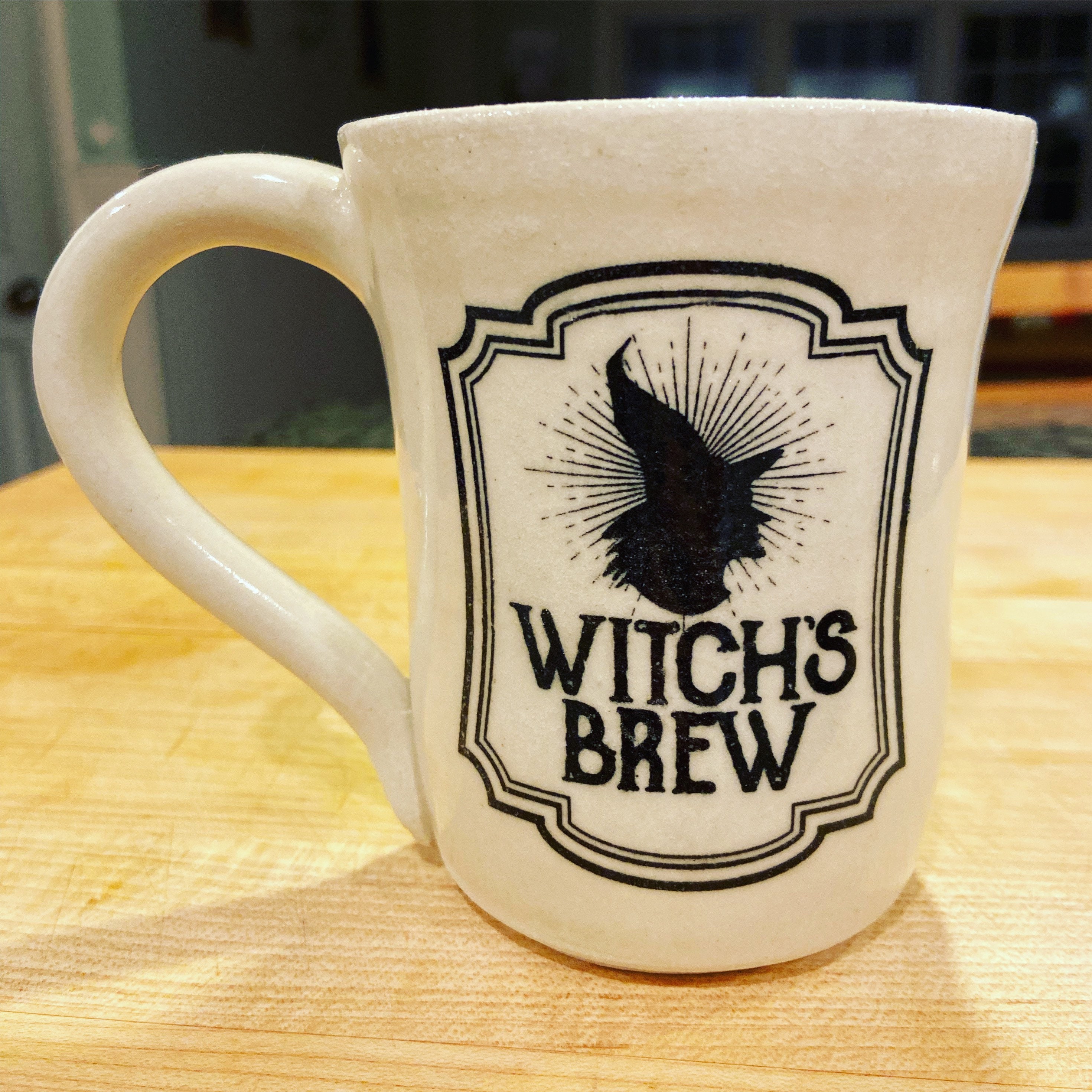 Witches Brew Mug, Hand Thrown Pottery, Witch Mug, Ceramic Mug - Etsy