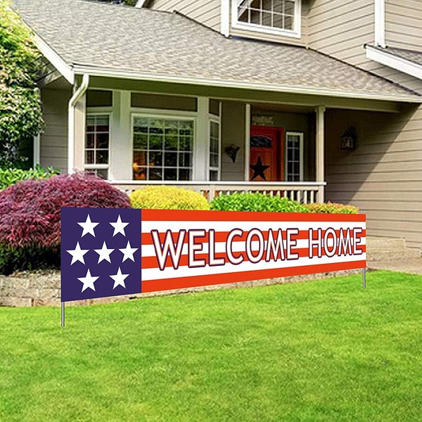 Welcome Home Banner - Etsy