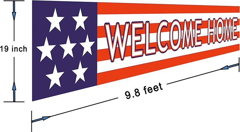 Welcome Home Banner Deployment Returning Back Military - Etsy