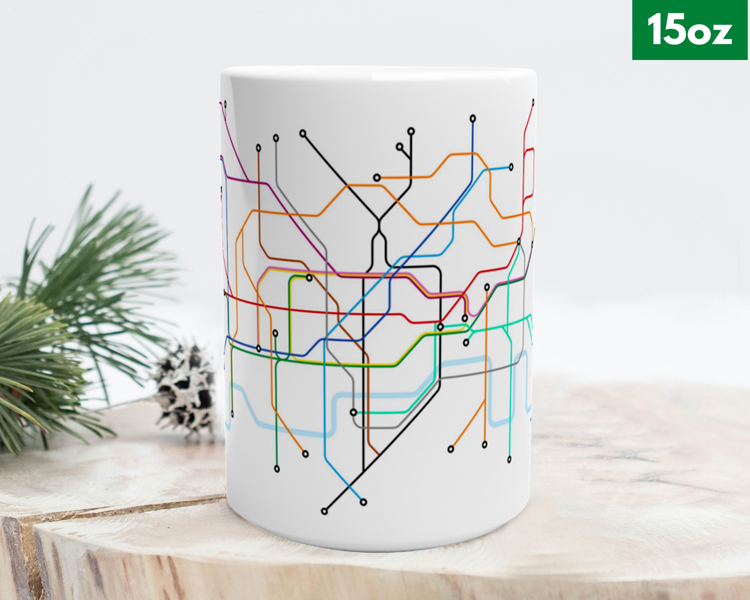 London Underground Tube Subway Metro Map Mug London Souvenir - Etsy UK