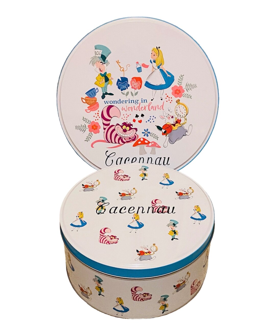 Alice in Wonderland Cake Tin Storage Cacen Teisen Cacennau - Etsy