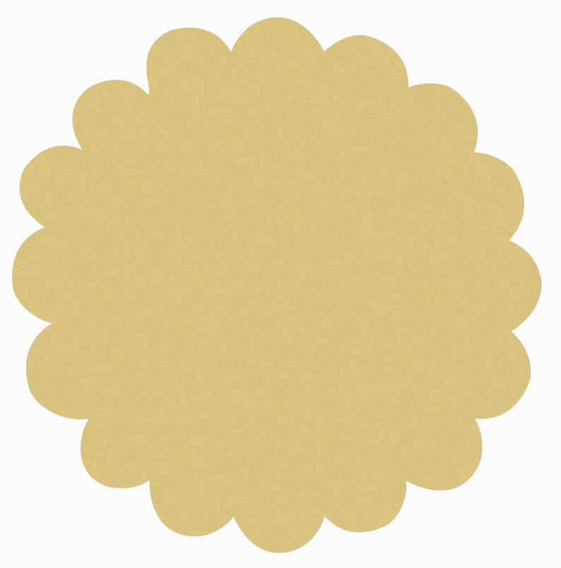 SCALLOP FLOWER Unfinished Wooden Craft Shape, Do It Yourself, DIY ...