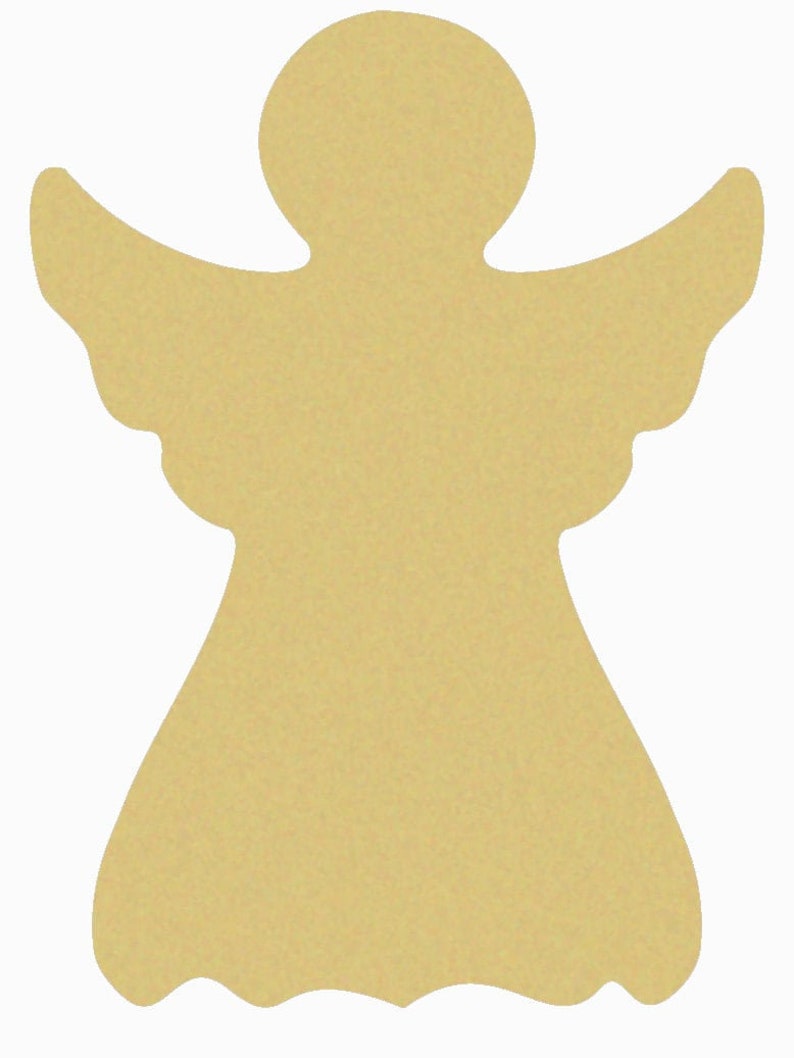 ANGEL Unfinished Wooden Craft Shape, Do It Yourself Angel Piece ...