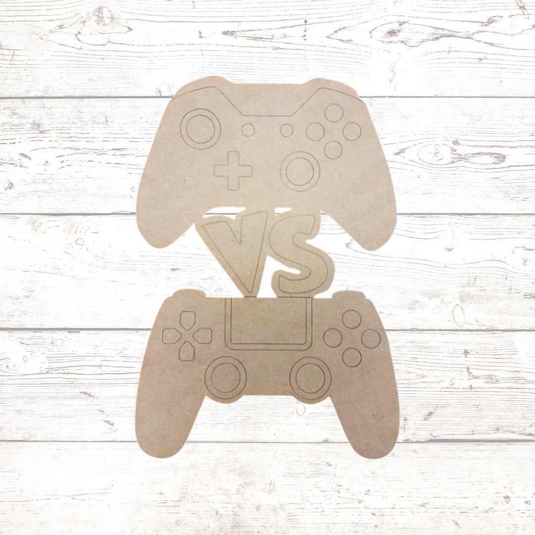 Game Controller Competition Wooden Game Controller Birthday Decor Who ...