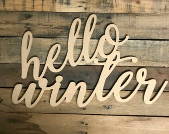 Wooden Ho Ho Ho Word Wood Craft Word Unfinished Wood - Etsy