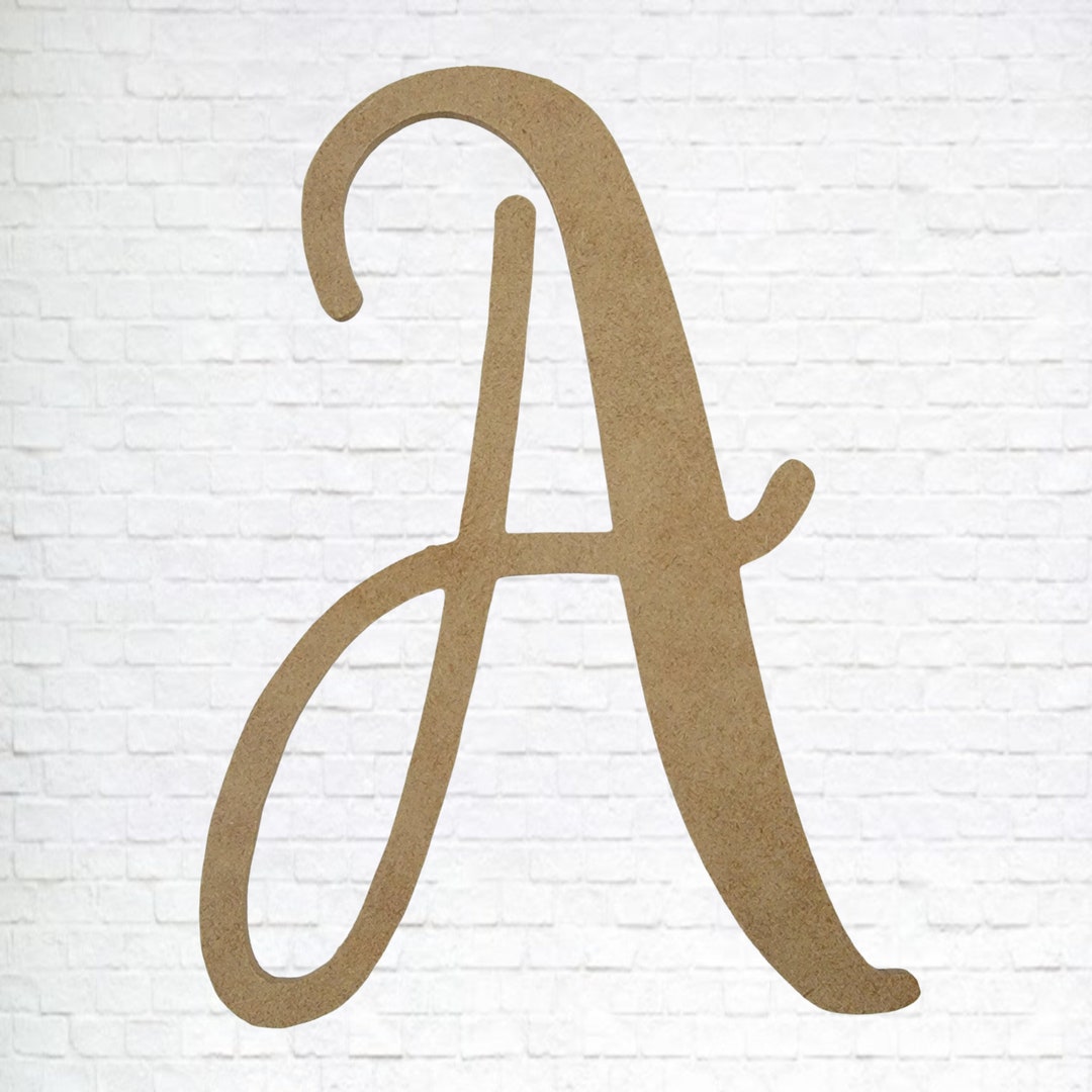 Unfinished Wooden Freestyle Letter, Buy This Wooden Letter Today! - Etsy