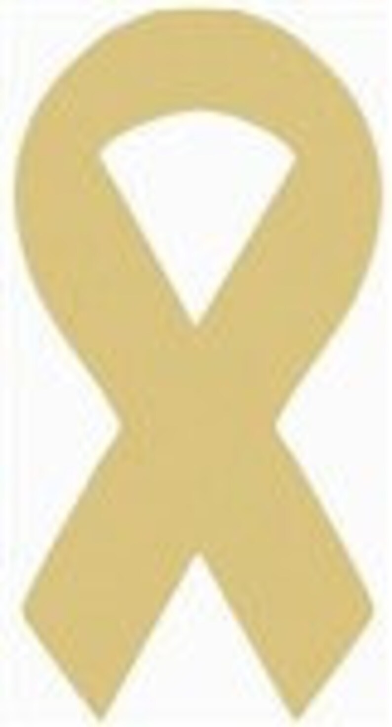 Awareness Ribbon Shape Craft Wooden Unfinished, Large Shape, Wood ...