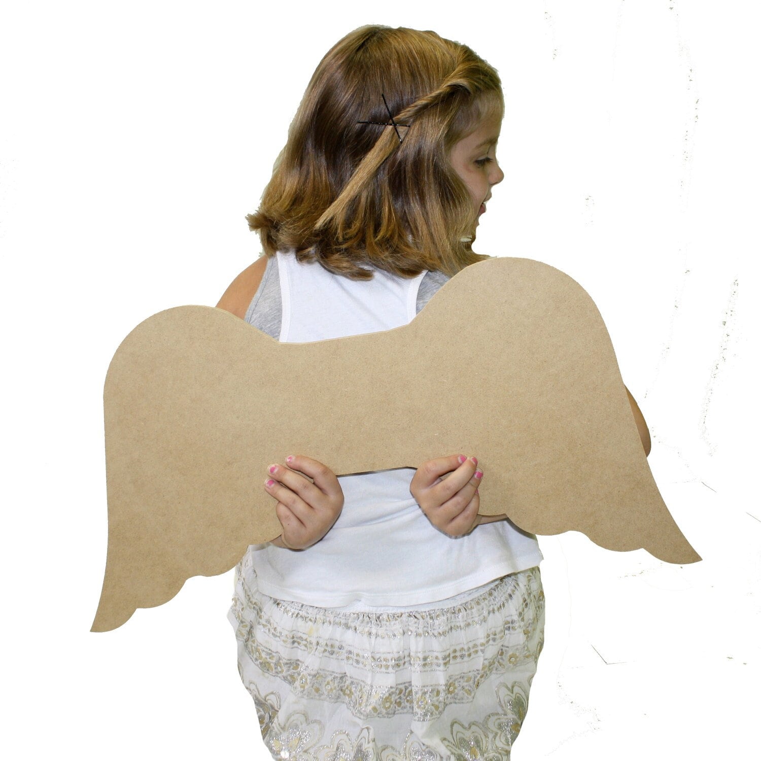 Wing Plaque, Craft, Wooden Unfinished, Shape, Paintable, Connected ...