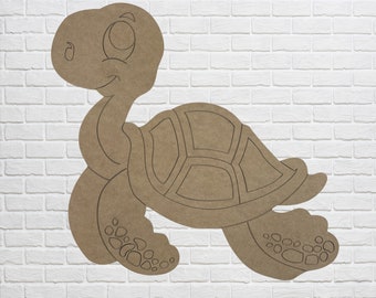 Turtle Tortoise Laser Cut Out Unfinished Wood Shape Craft - Etsy