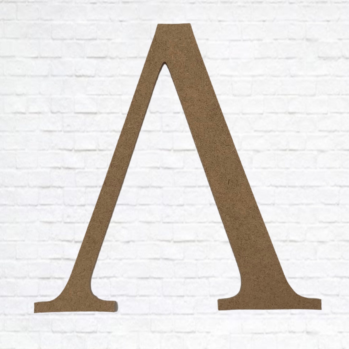 Unfinished Wooden Greek Alphabet Letter Buy This Wooden Greek - Etsy