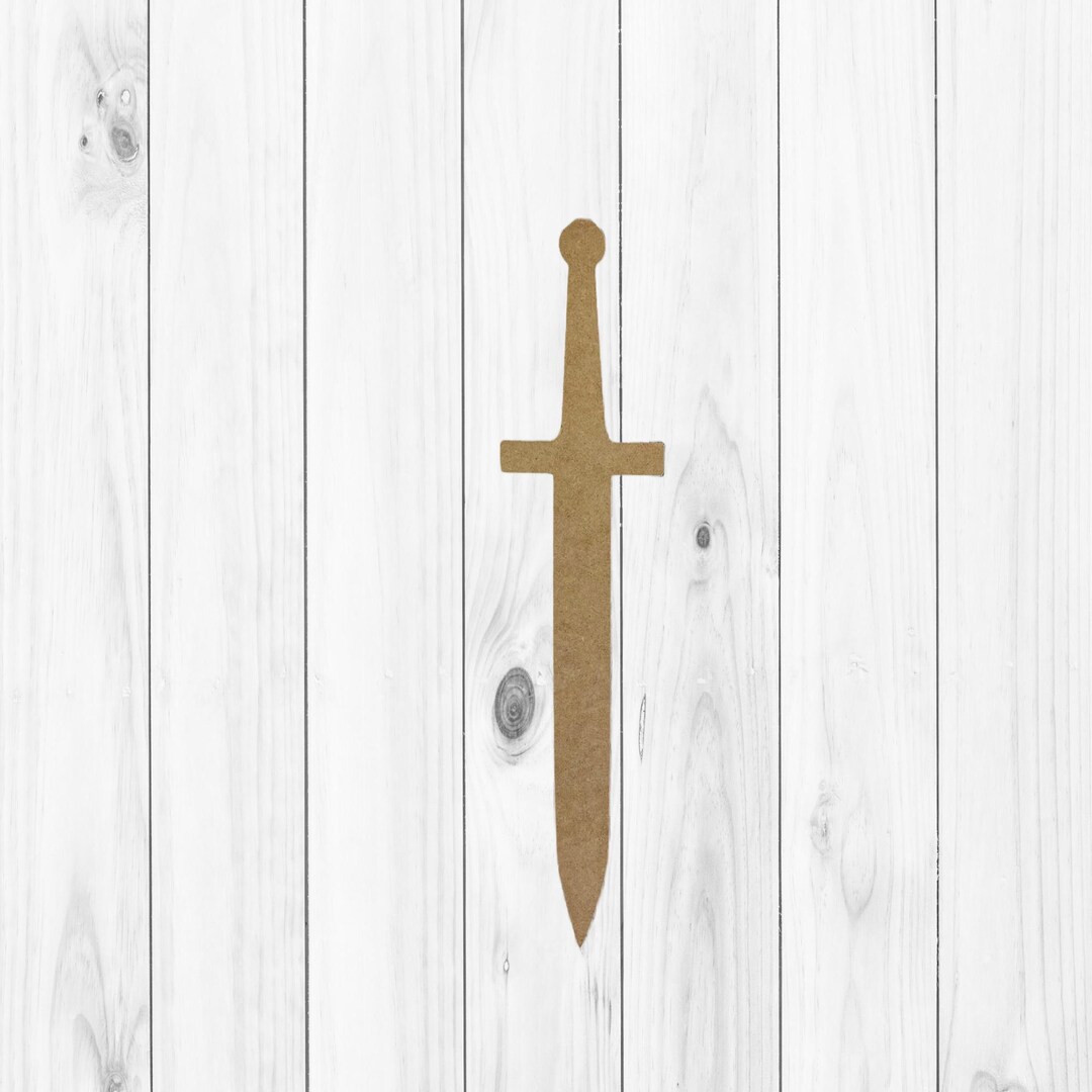Sword, Trending Shapes, Kids Shape Unfinished Wood Cutout, BAC - Etsy