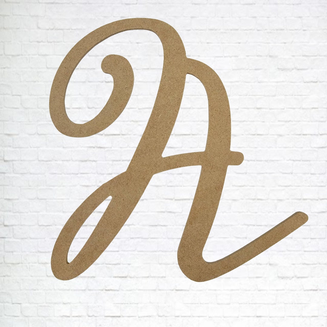 Unfinished Wooden Miracella Letter: DIY Craft - Etsy