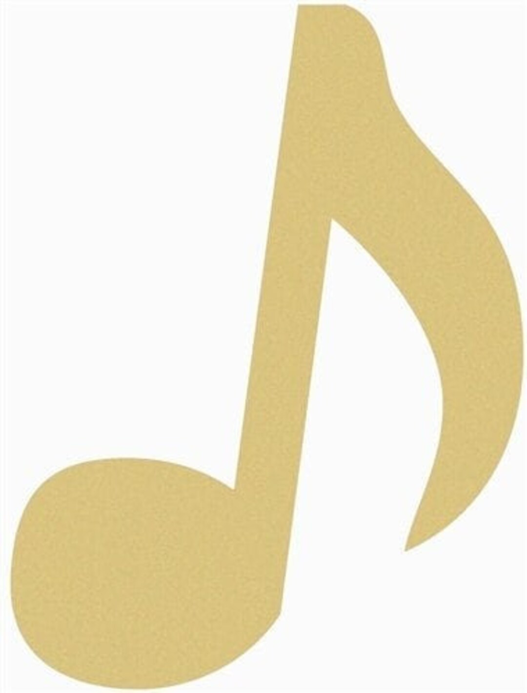 Eighth Note Unfinished Wooden Craft Shape, Do It Yourself, Music Band ...