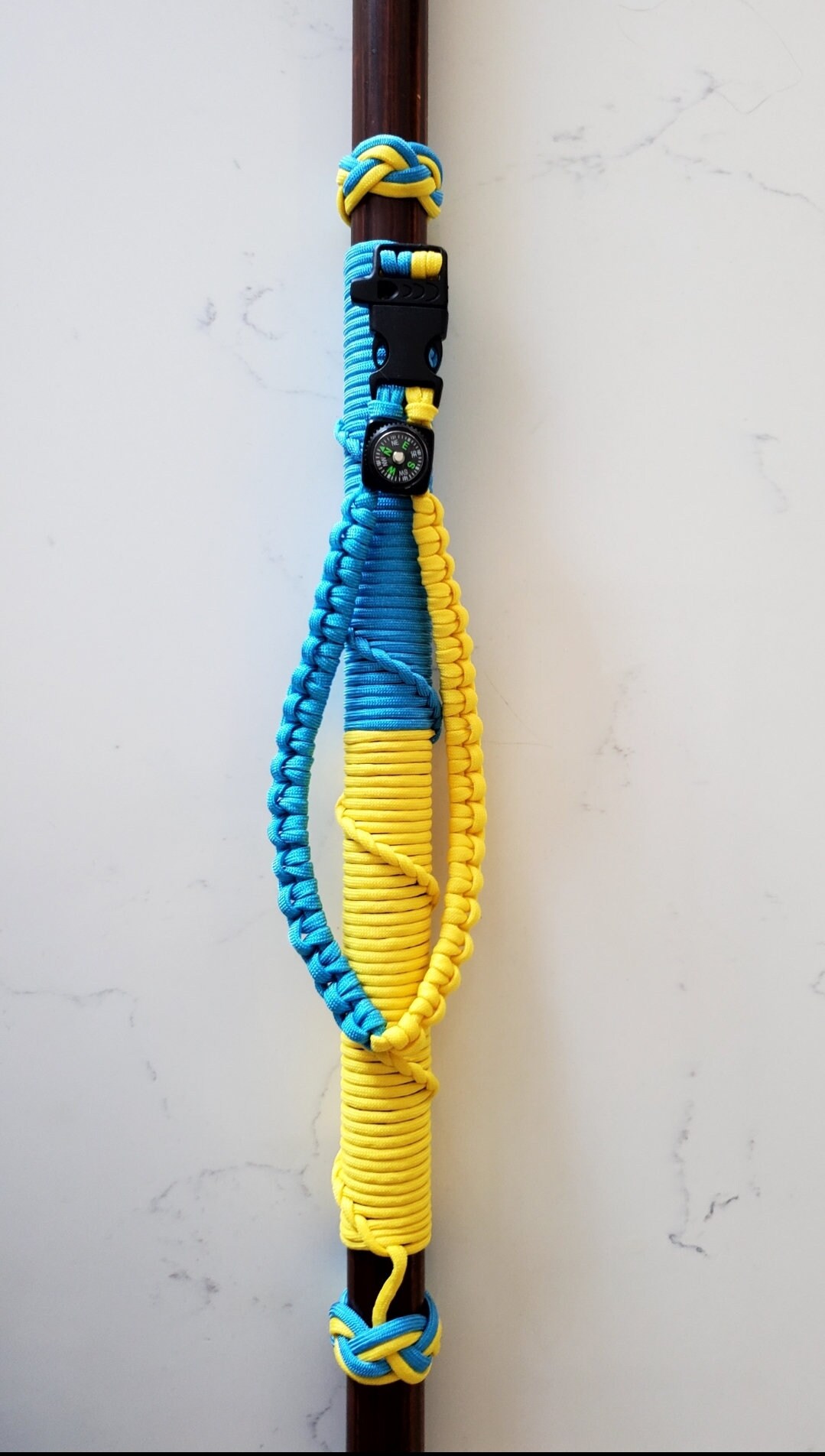 Ukraine Hiking Staff / Ukrainian Flag Walking Stick / Ukraine Flag - Etsy