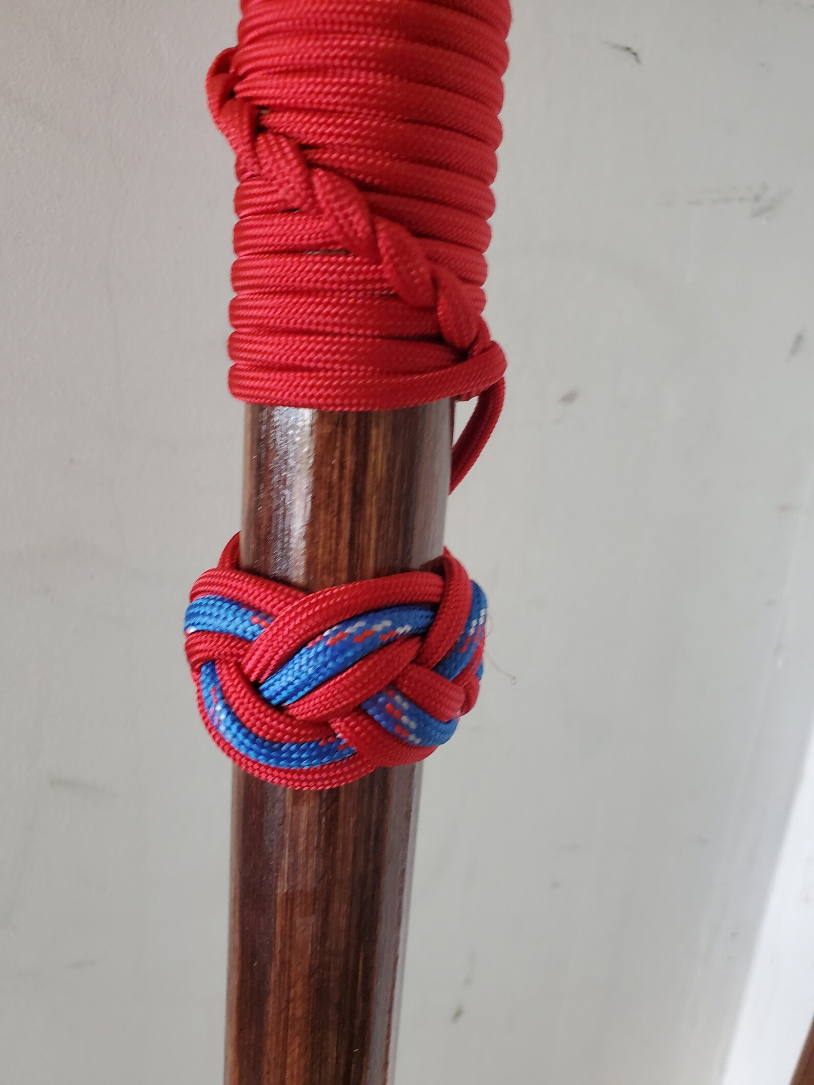 Red, White & Blue Hiking Staff / Walking Stick - Etsy