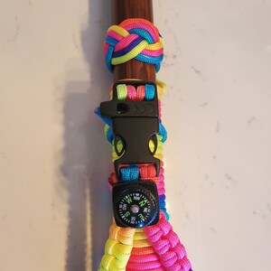 Rainbow Hiking Staff / Walking Stick - Etsy