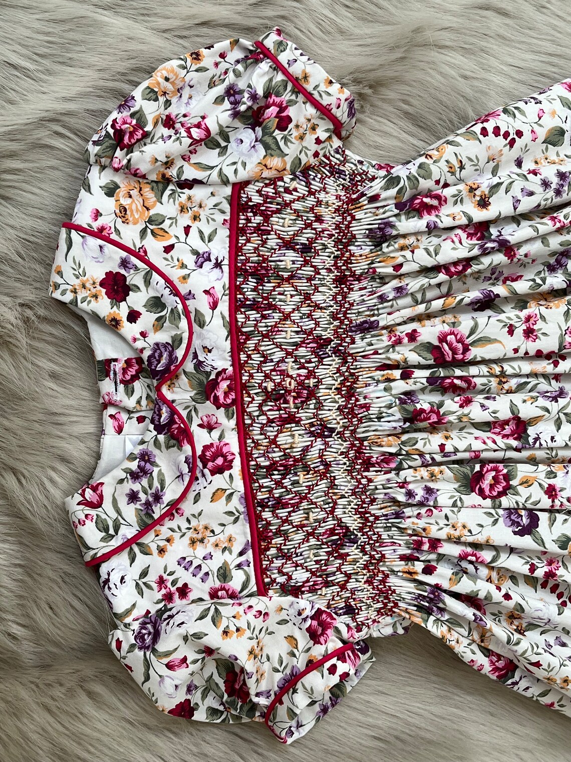 Hand Smocked Girls Dress Age 3-4 Years - 10001 - Etsy UK