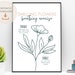 Smelling Flowers Breathing Exercise Print - Calming Floral Art (digital ...