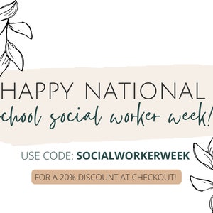 Social Worker Alphabet Print Social Worker Sign Social | Etsy