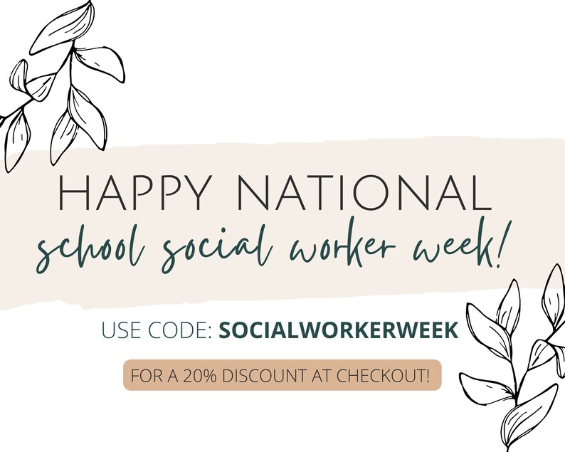 Social Worker Alphabet Print Social Worker Sign Social | Etsy