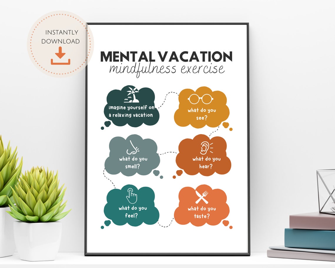 Mindfulness Poster Calm Down Corner Self Care Printable - Etsy