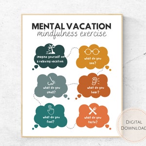 Mindfulness Poster - Calm Down Corner - Self Care Printable - School ...