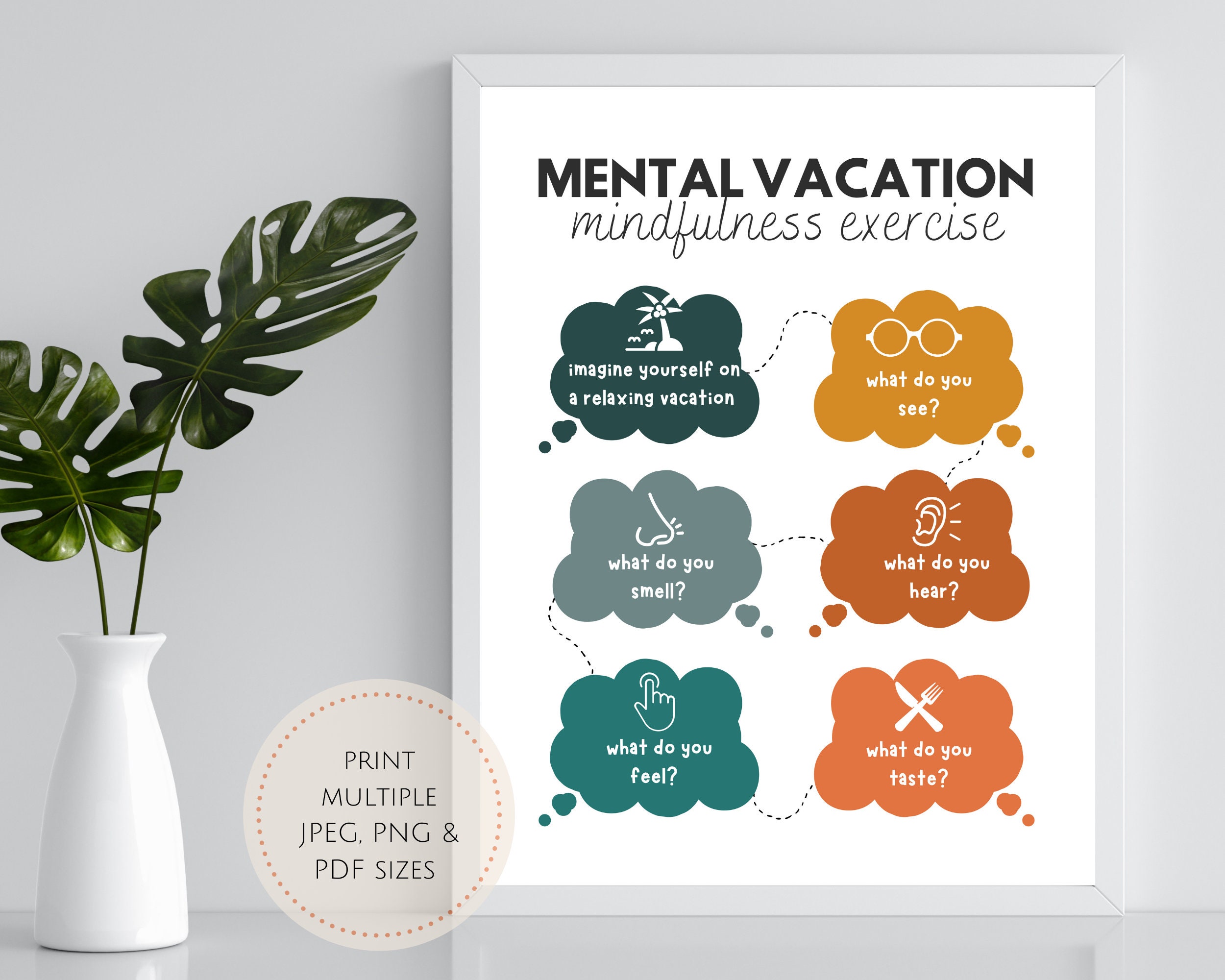 Mindfulness Poster - Calm Down Corner - Self Care Printable - School ...