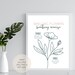 Smelling Flowers Breathing Exercise Print - Calming Floral Art (digital ...