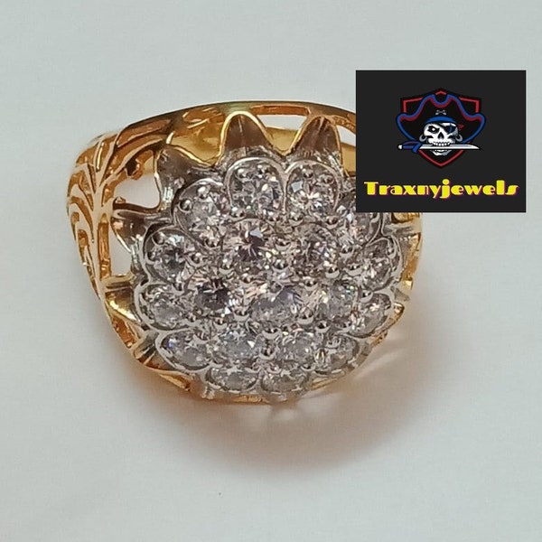 Rapper Diamond Ring - Etsy