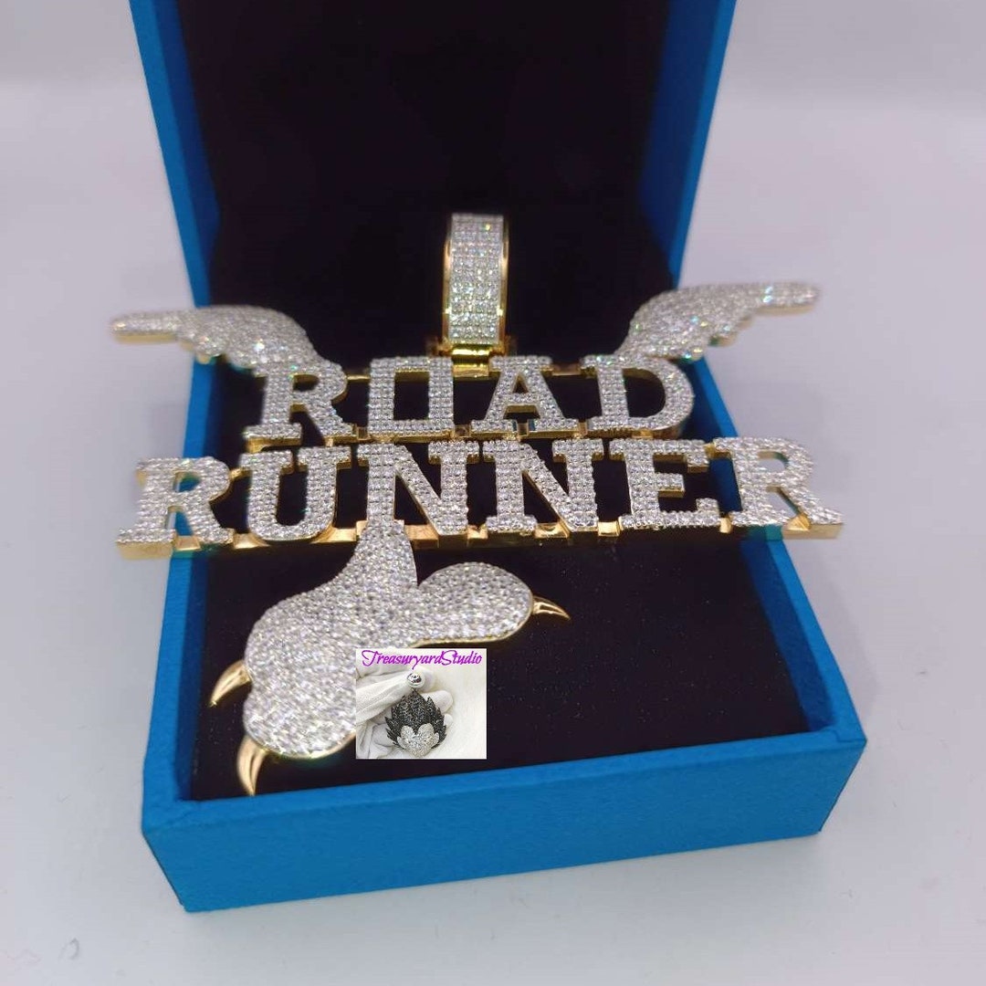 Chunky Charm Bust Down Rapper Jewelry road Runner - Etsy