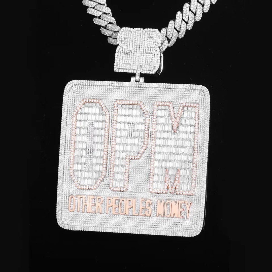 Fully Iced Out Logo Symbol Pendant 3D Logo Symbol Pendant - Etsy