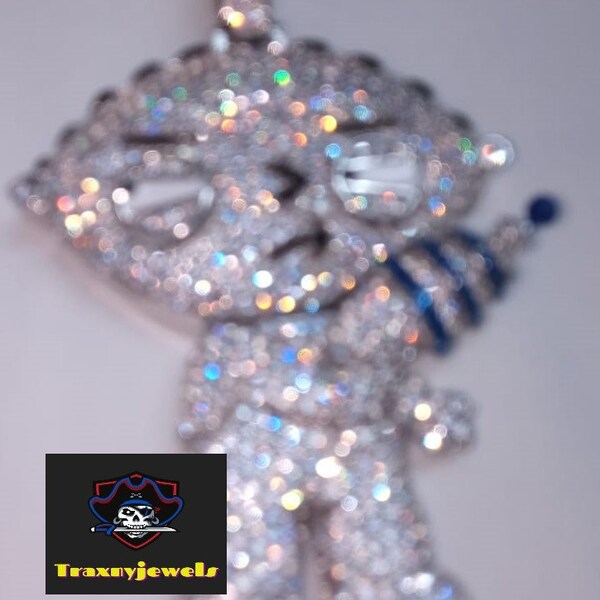 Iced Out 4pf Pendant - Etsy