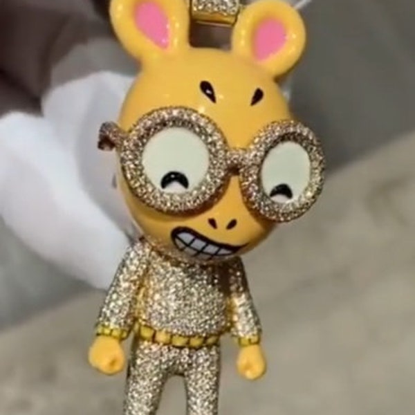 Character Iced Out Pendants - Etsy