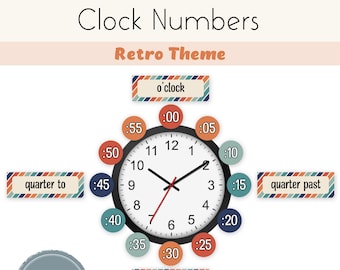 Classroom Clock Decor - Etsy