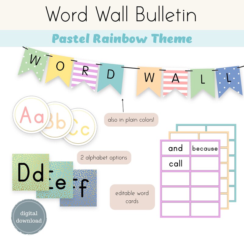Word Wall - Etsy