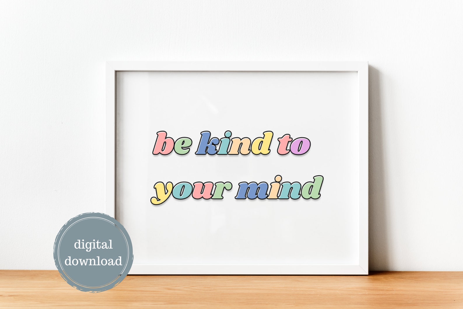 Be Kind Digital Print | Classroom Poster | Classroom Decor | Quote - Etsy