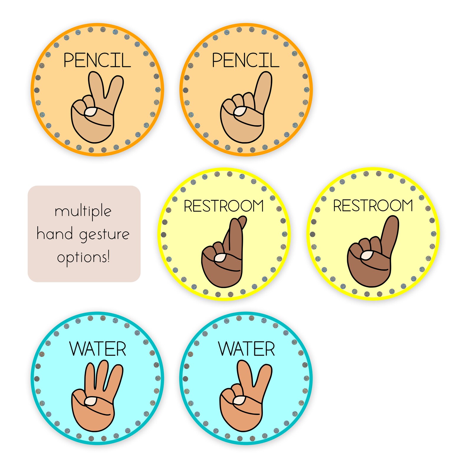 Multicultural Hand Signal Posters | Ocean Rainbow | Classroom ... Multicultural Hand Signal Posters | Ocean Rainbow | Classroom ...