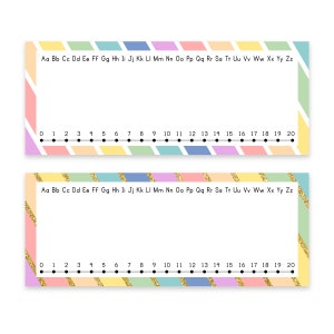 Name Tags | Pastel Rainbow | Classroom Management - Etsy