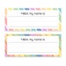 Name Tags | Pastel Rainbow | Classroom Management - Etsy
