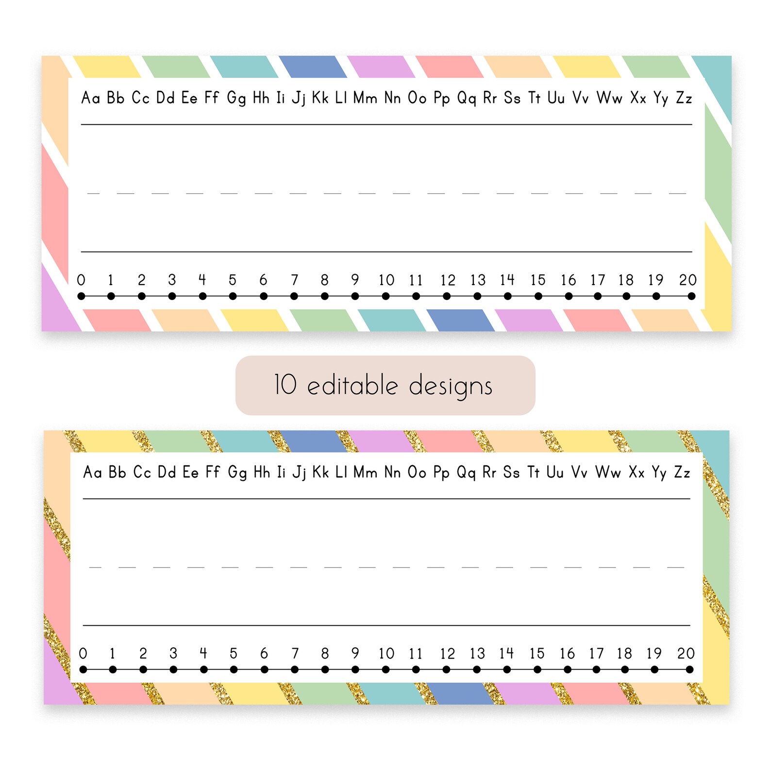 Pastel Rainbow Classroom Theme Pack Classroom Decor - Etsy