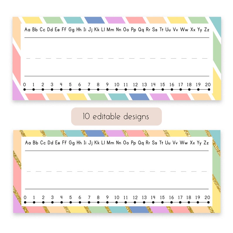 Pastel Rainbow Classroom Theme Pack Classroom Decor - Etsy