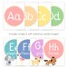 Classroom Alphabet Posters | Pastel Rainbow | Classroom Decor - Etsy