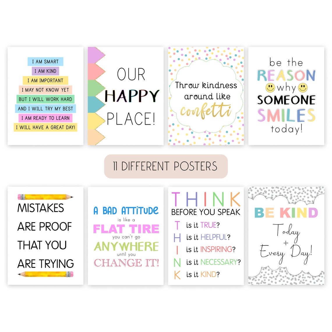 Pastel Rainbow Classroom Theme Pack Classroom Decor - Etsy