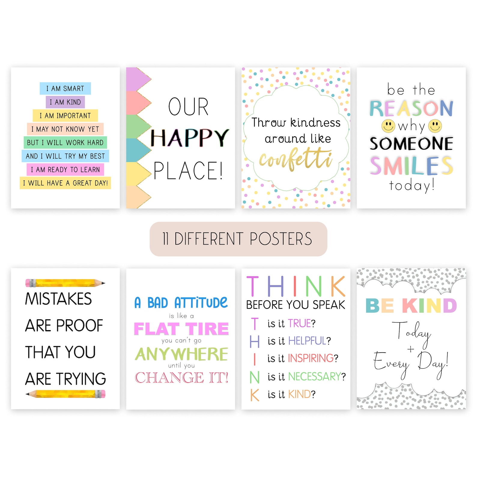 Pastel Rainbow Classroom Theme Pack Classroom Decor - Etsy