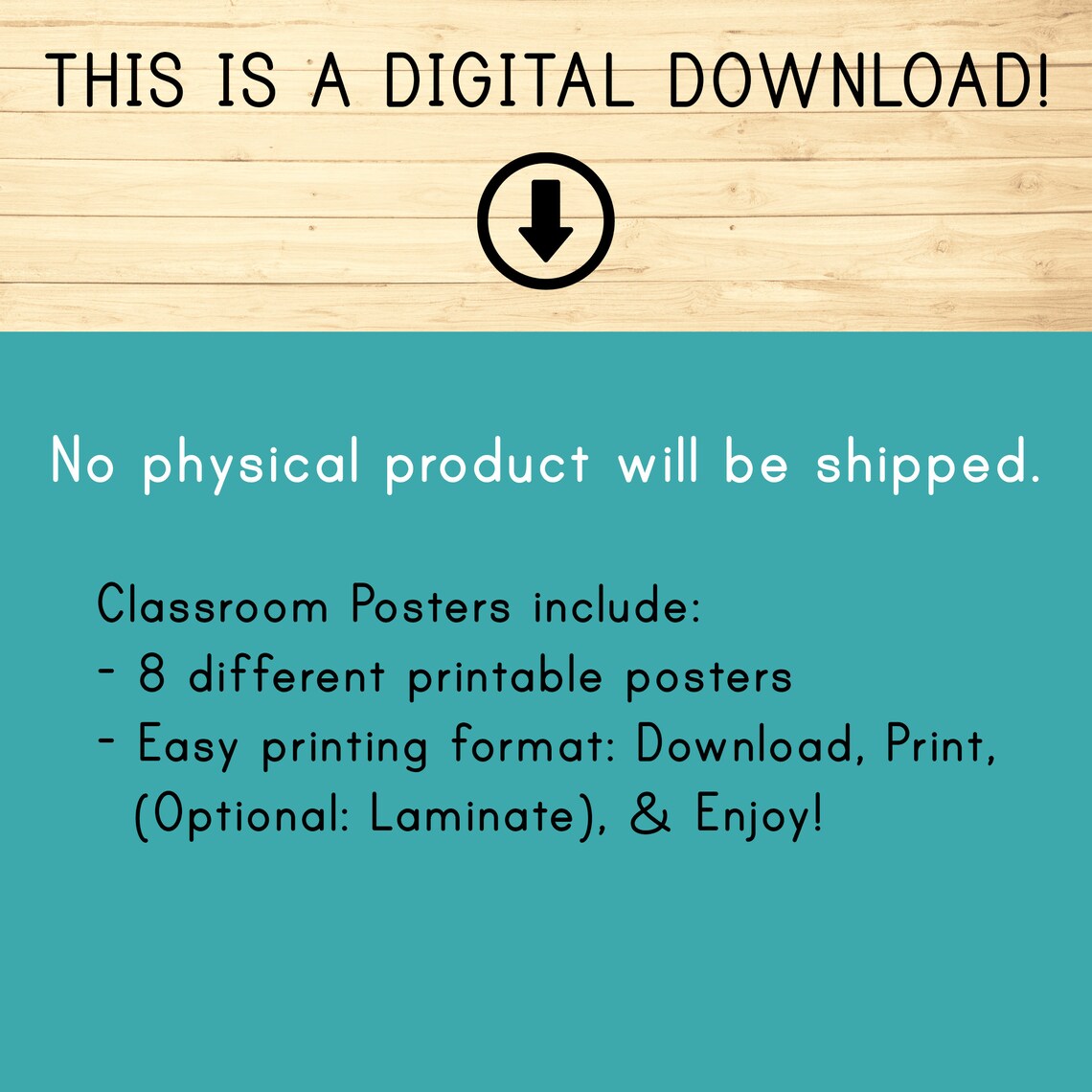 Classroom Poster Pack Ocean Rainbow Classroom Decor | Etsy