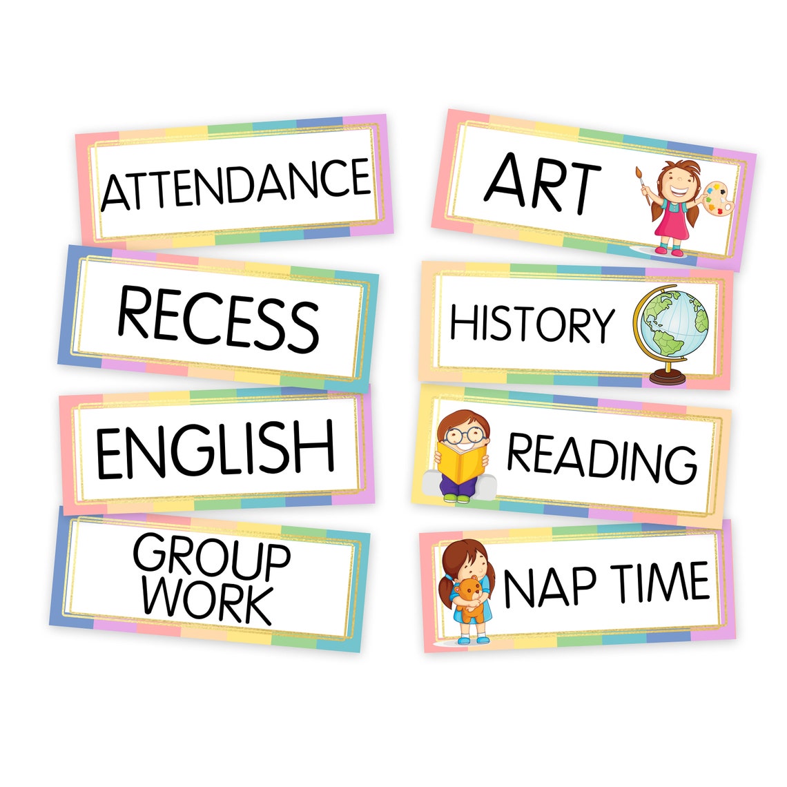 Pastel Rainbow Classroom Theme Pack Classroom Decor - Etsy