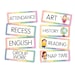 Pastel Rainbow Classroom Theme Pack Classroom Decor - Etsy